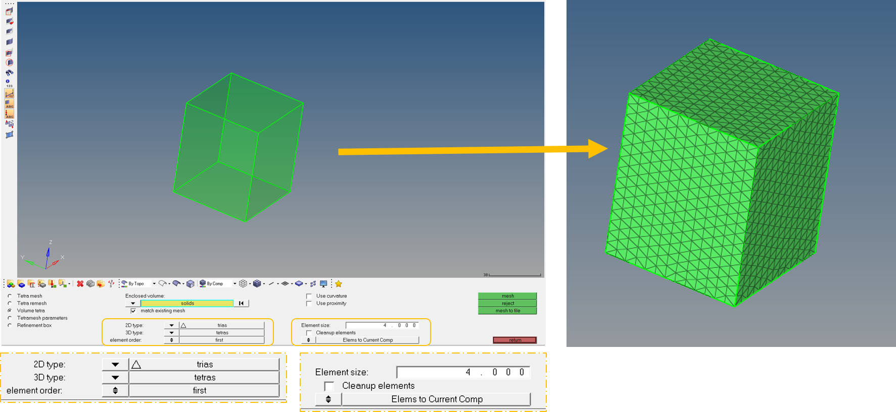 HyperMesh 제 12편 – 3D Mesh 생성하기: Tetramesh | 알테어