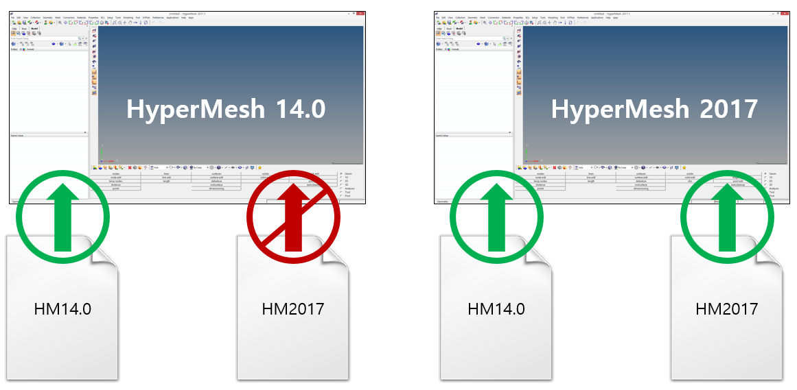 [HyperMesh] hm 파일을 생성한 HyperMesh 버전 확인하기 | 알테어